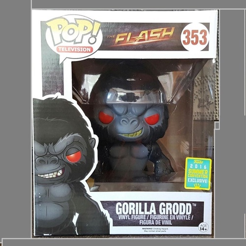 Funko Pop The Flash Gorilla Grodd #353 Cx c/ Detalhe | Shopee Brasil