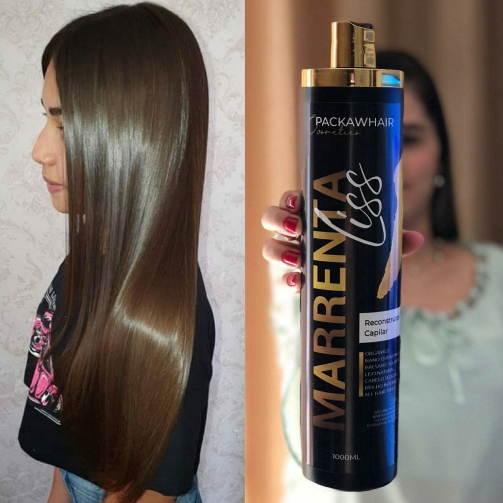 Selagem sem Formol Orgânica Marrenta Packawhair 1 Litro | Shopee Brasil