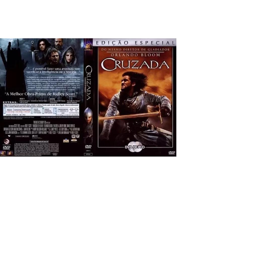 Dvd Cruzada "Kingdom of heaven" edição especial | Shopee Brasil