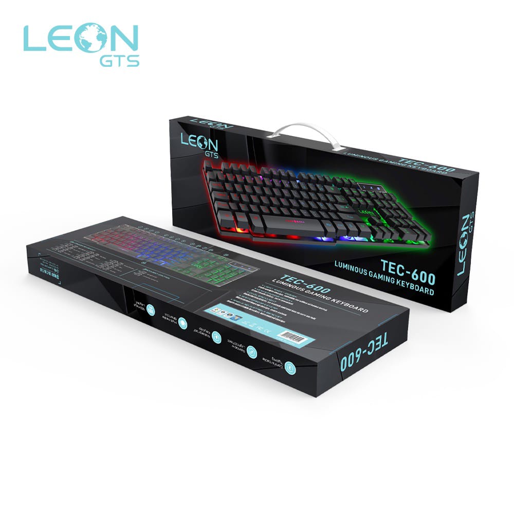 TECLADO LEON COM LED TEC-600 EM OFERTA ESPECIAL | Shopee Brasil