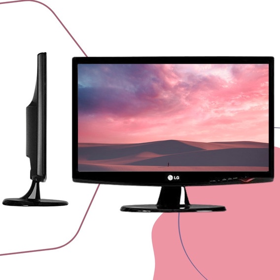Monitor LG flatron LCD SEM HDMI 20 POLEGADAS | Shopee Brasil