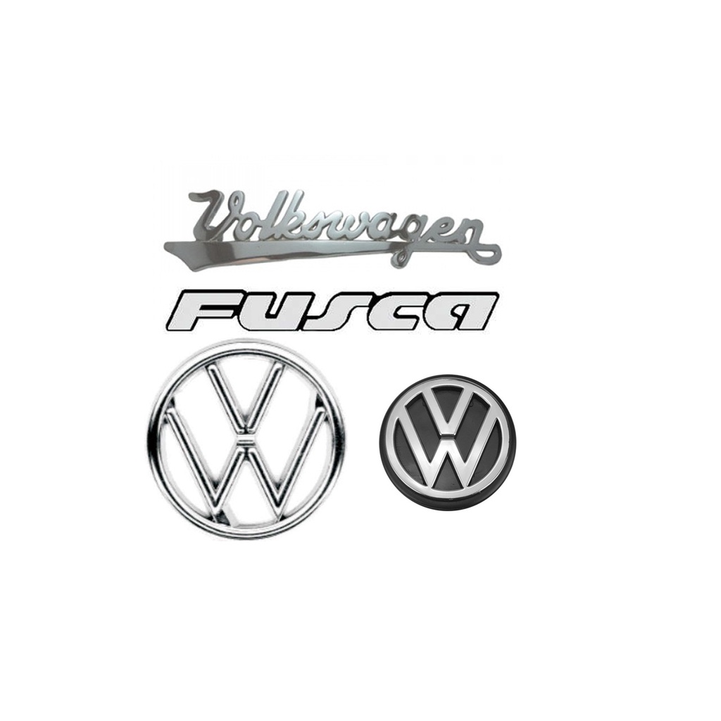 Emblemas Volkswagen Fusca Vw Capo E Vw Mala | Shopee Brasil