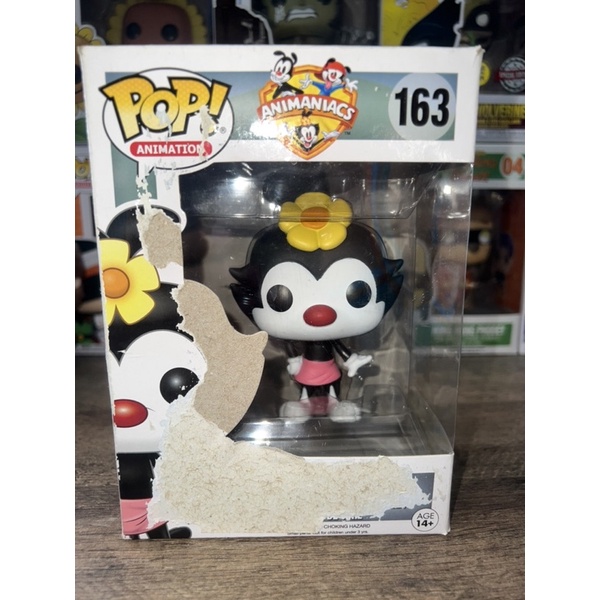 Funko pop Animaniacs: Dot #163 DETALHES NA CAIXA | Shopee Brasil