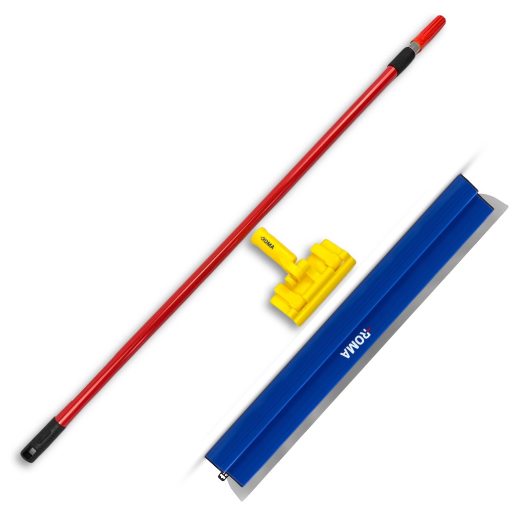 Desempenadeira Berox Aço Inox 100cm Com Suporte alongador e Cabo ...