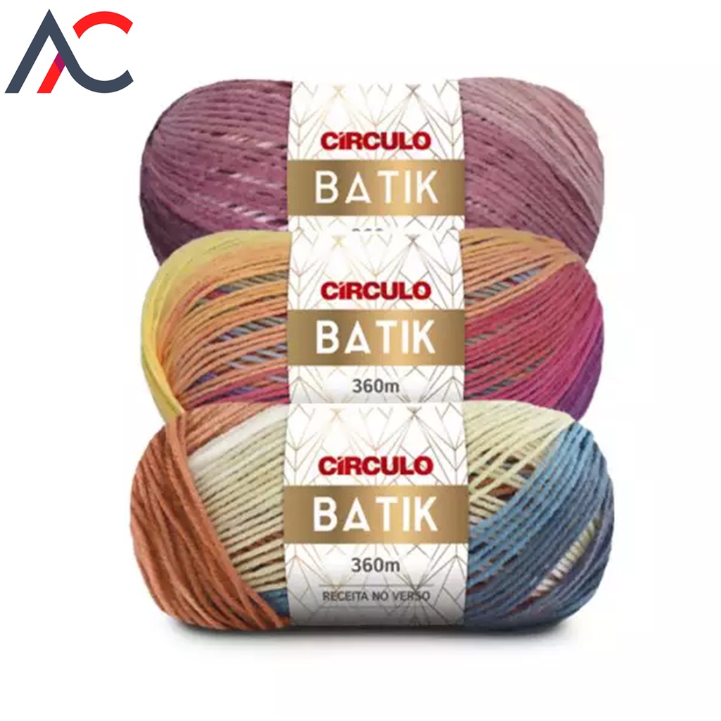 Fio / Lã Batik Círculo 100g | Shopee Brasil