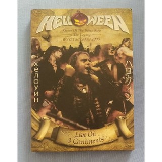 DVD HELLOWEEN LIVE ON 3 CONTINENTS ( DUPLO ) | Shopee Brasil