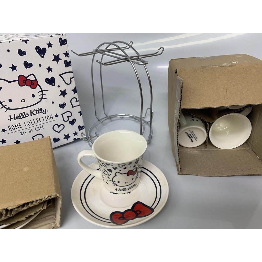 Hello Kitty Home Colection = Conjunto Café Exclusivo | Shopee Brasil