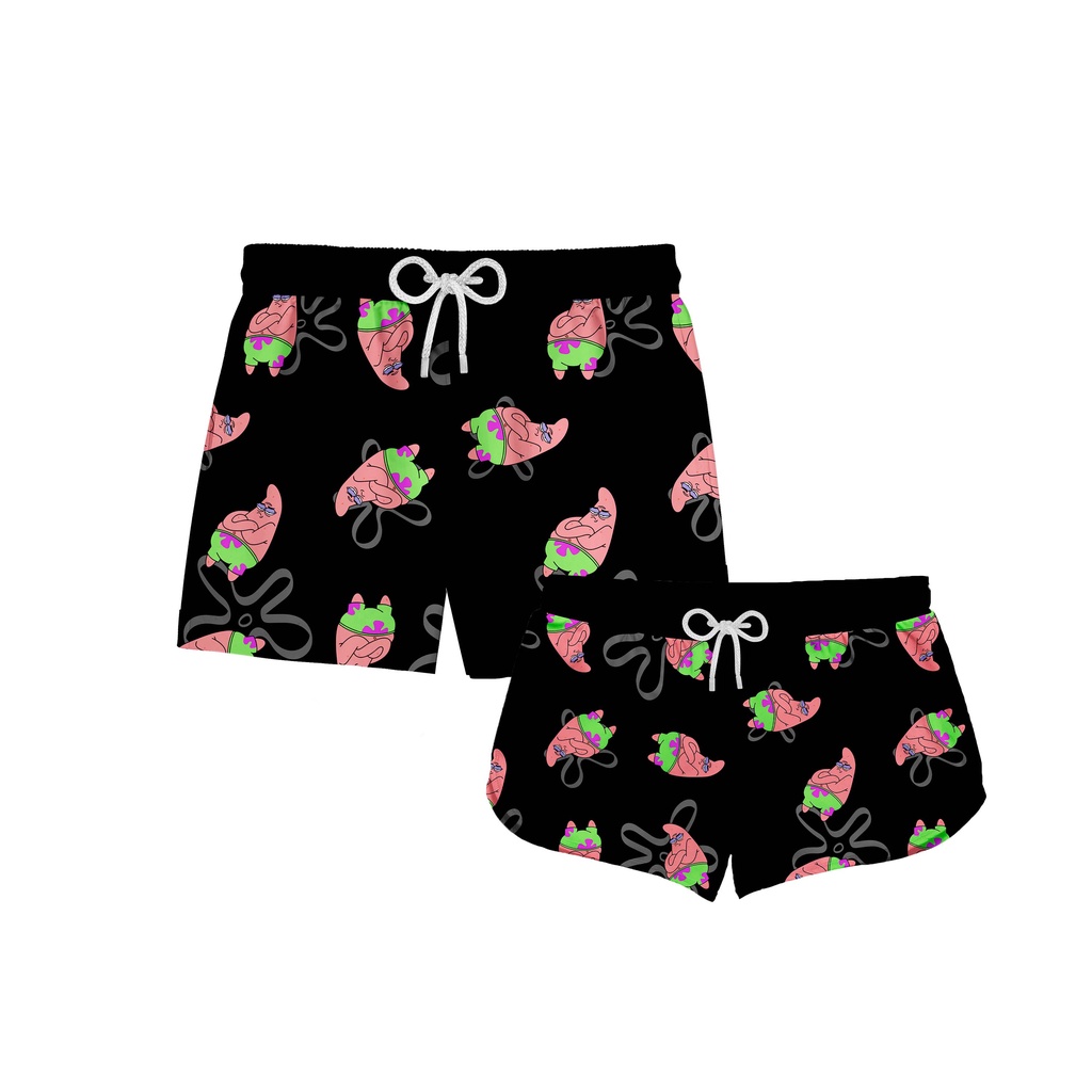 Kit Casal Short Praia Cool Patrick Preto REF 0313 | Shopee Brasil