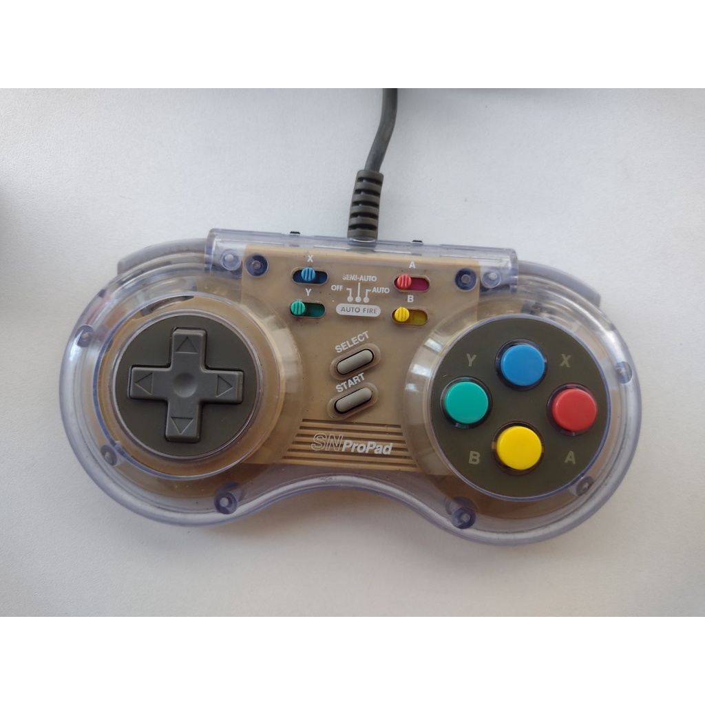 Controle Original SN ProPad Turbo Super Nintendo Snes 100% Funcional ...