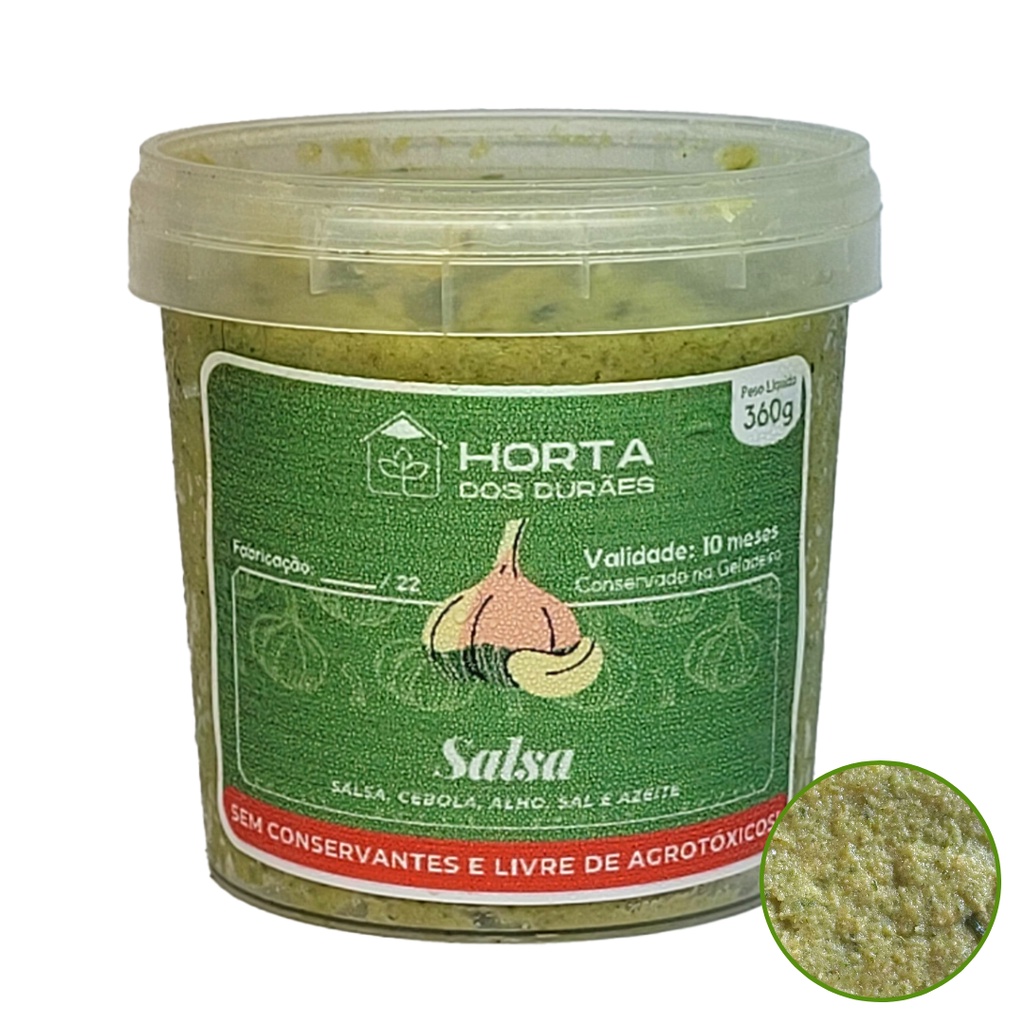 Tempero Caseiro Salsa Natural Sem Conservante e Livre de Agrotóxicos ...