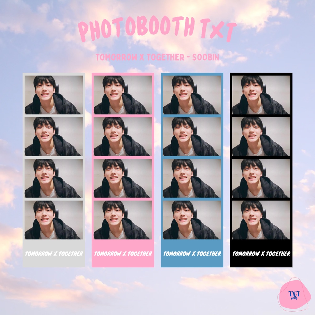 PHOTOBOOTH TXT (TOMORROW X TOGETHER) - SOOBIN | kpop fanmade | Shopee ...