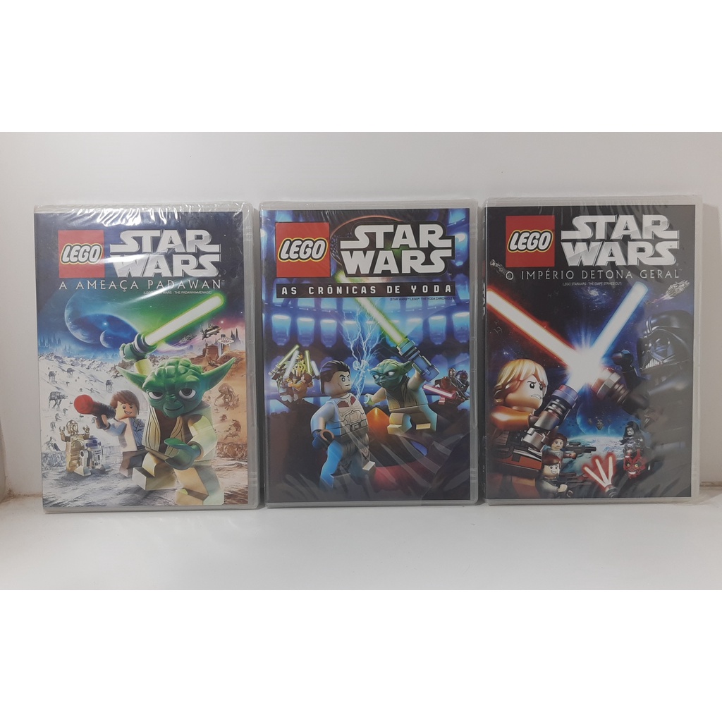 DVD Coleção Lego Star Wars (3 filmes) (Lacrado) | Shopee Brasil