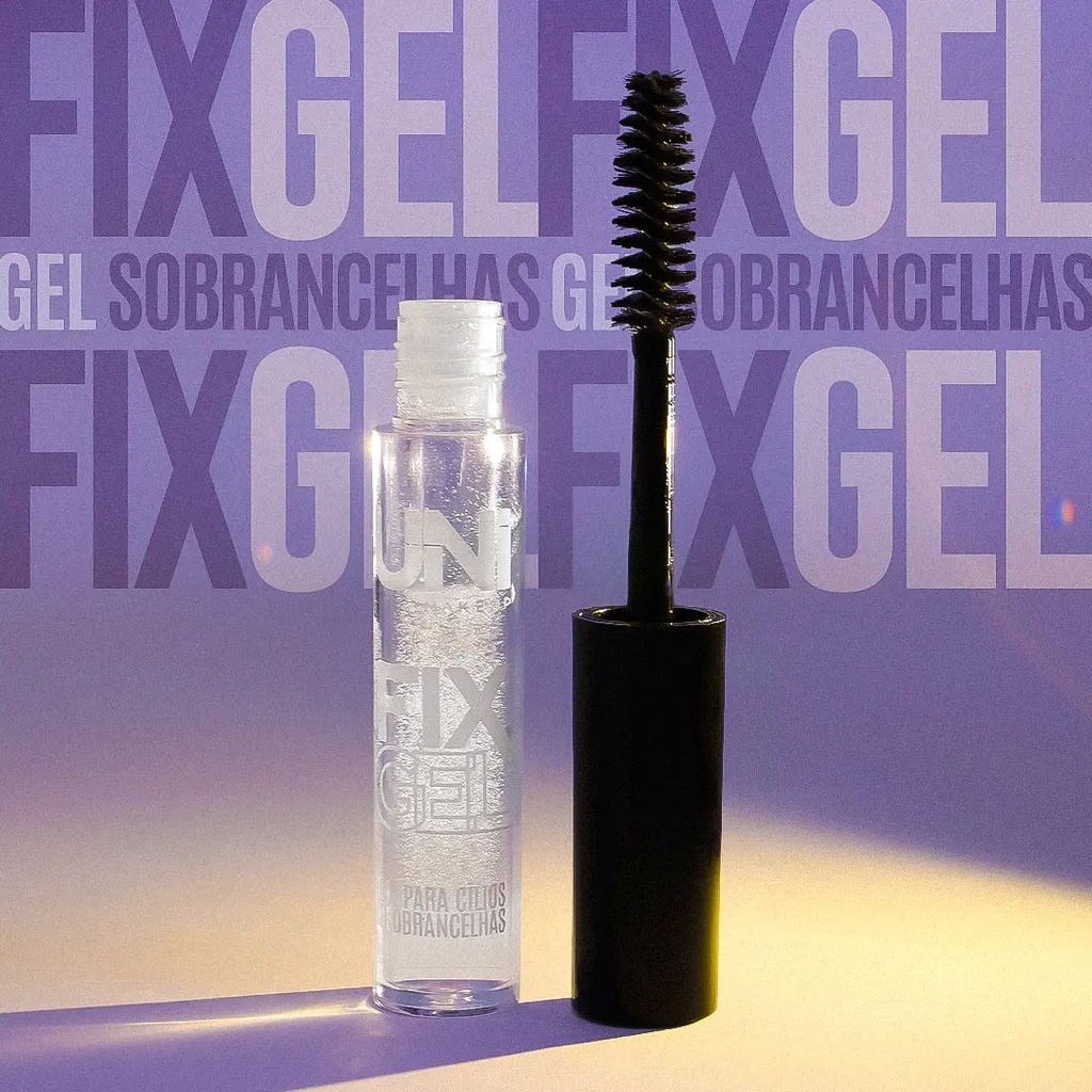Fix Gel para Cílios e Sobrancelhas Fixador UNI Makeup - Maquiagem ...