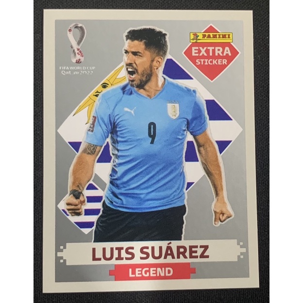 Figurinha Luiz Suarez Prata Legend Panini Original (Extra Sticker ...
