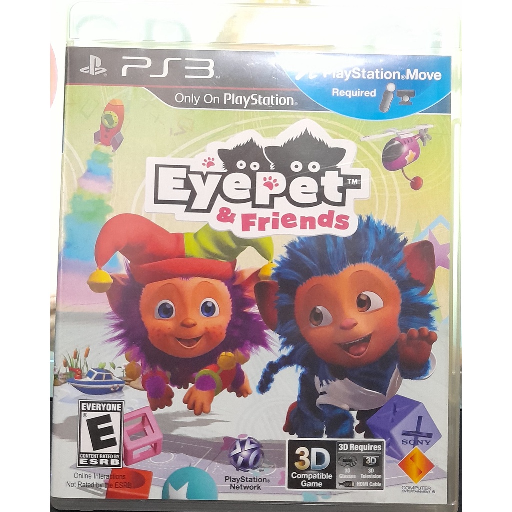GAME PS3 - EYEPET & FRIENDS-CONSETV ADO | Shopee Brasil