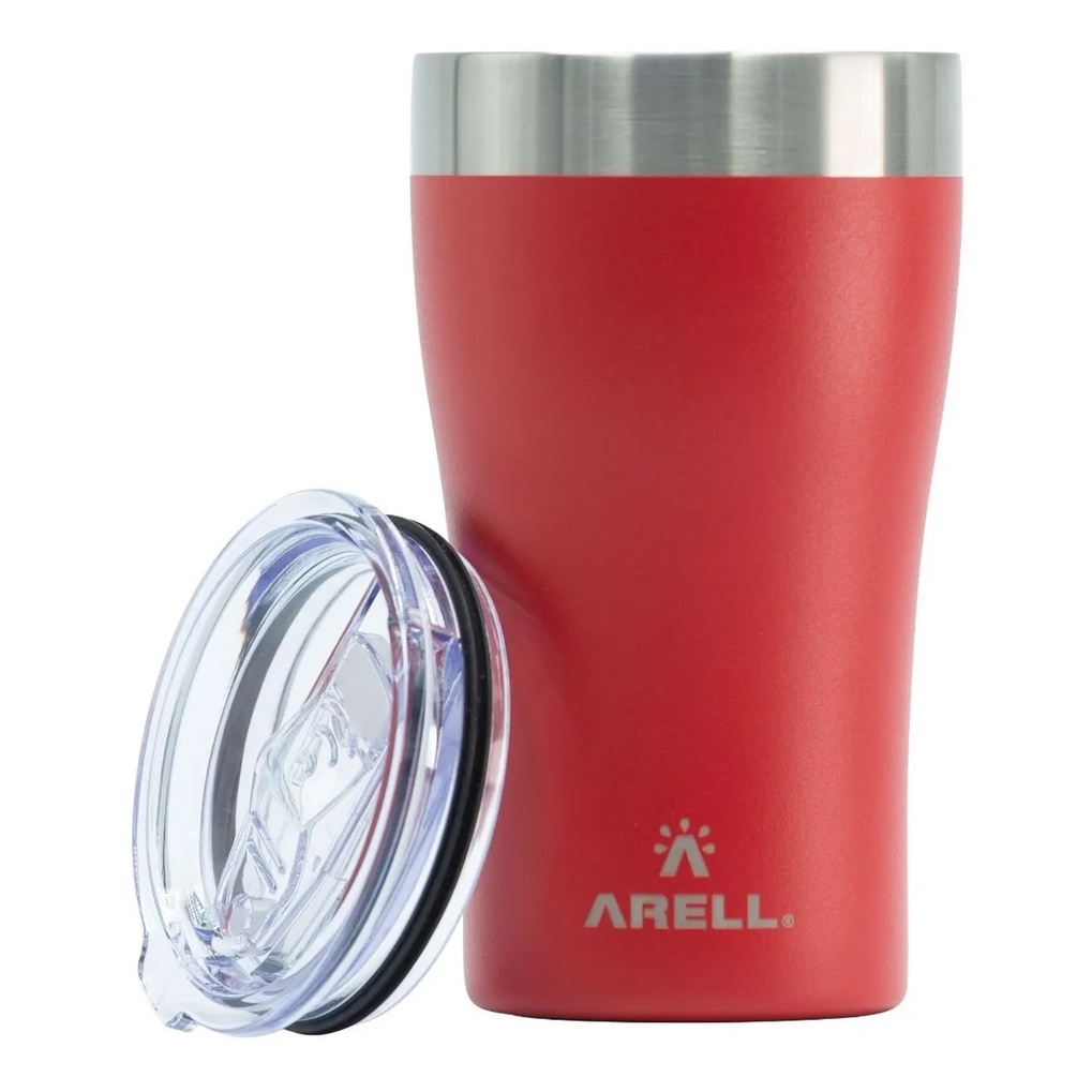Copo Térmico Arell Red Rose C/ Tampa Inox Original | Shopee Brasil