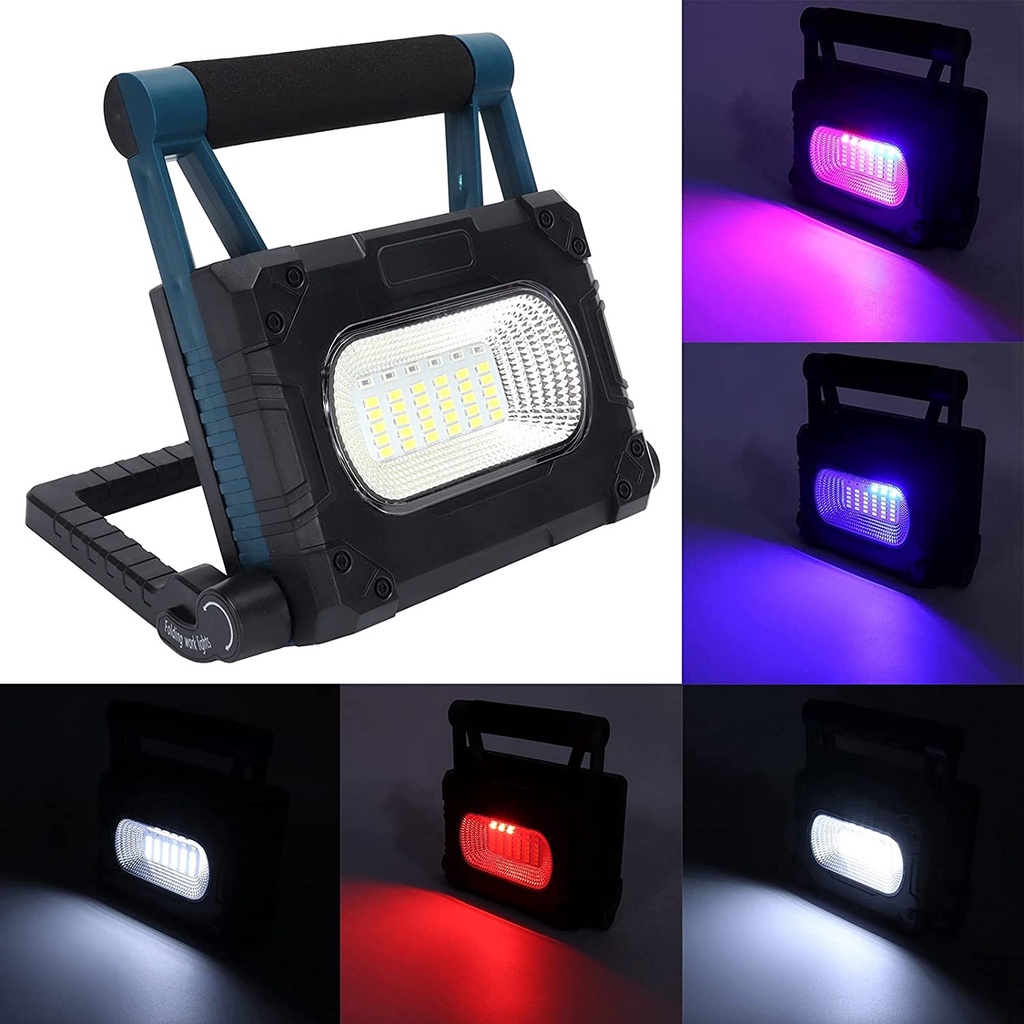 Refletor Solar Potente Led Holofote Portátil Carregador Usb | Shopee Brasil