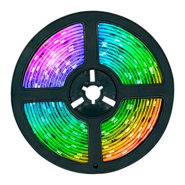 Fita de led RGB 2811 IP65 12V 30/60 leds | Shopee Brasil
