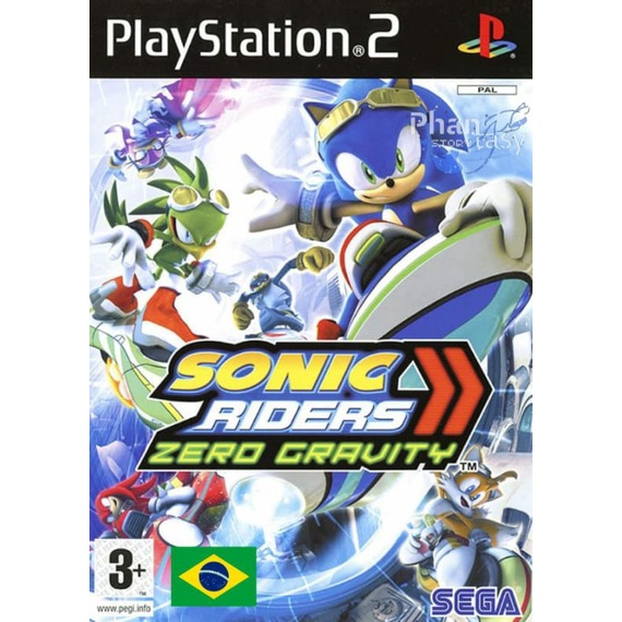 Sonic Riders Zero Gravity dublado em português para PlayStation 2 PS2 ...