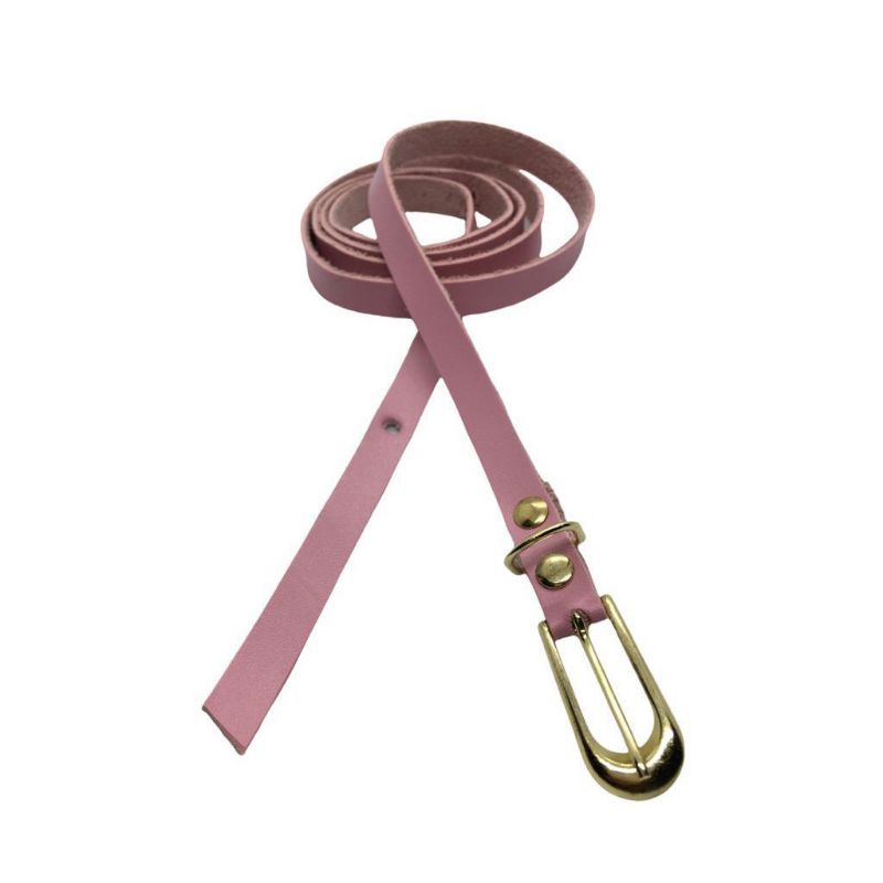 Cinto de Feminino Fininho Básico da moda Fivela Dourado - Brenda ...