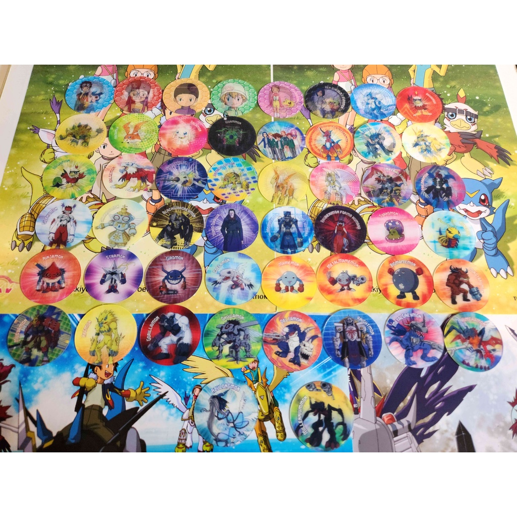 Coleção de Tazos DIGIMON Vol. 2 DKV | Shopee Brasil