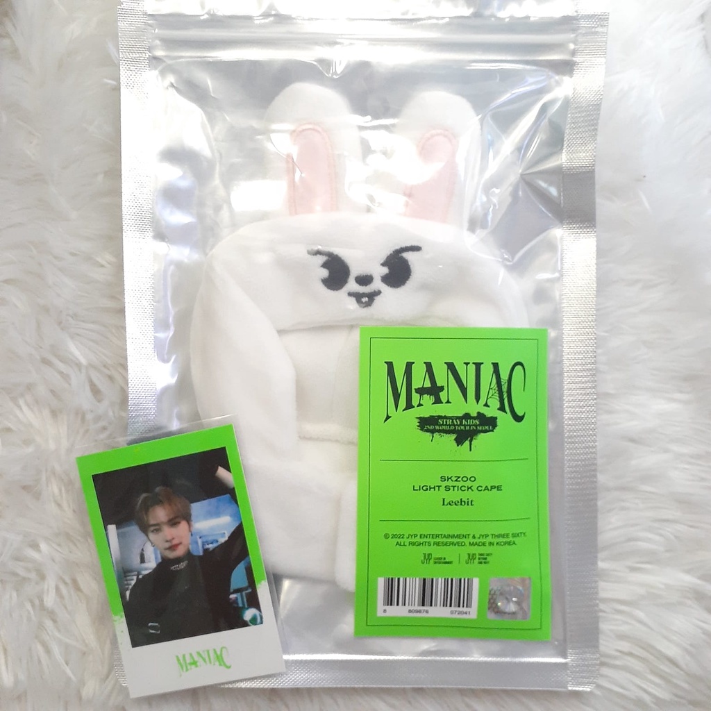 Maniac tour lightstick cap + pob straykids leebit lee know minho ...