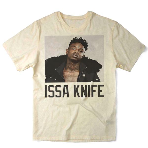 Camiseta Algodao Issa Knife 21 Savage Trap Trapper Hip Hop Swag Hype ...
