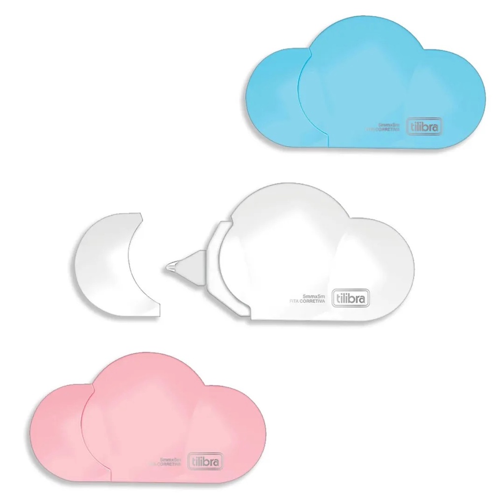 Fita Corretiva TILIBRA Nuvem | Papelaria | Material Escolar | Errorex ...