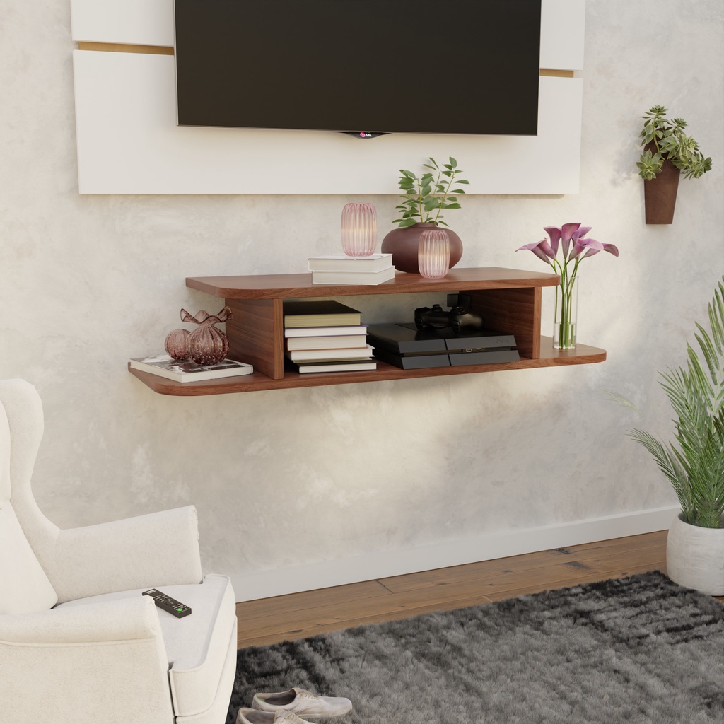 Rack Nicho Suspenso Prateleira Para Tv Quarto,sala Decoração | Shopee ...