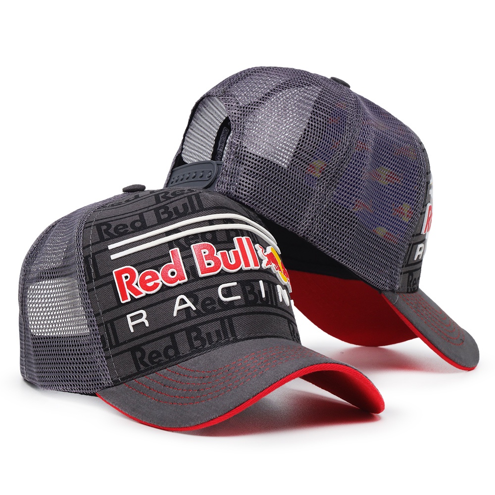 Boné red Bull Trucker Masculino Aba Curva Promoção | Shopee Brasil