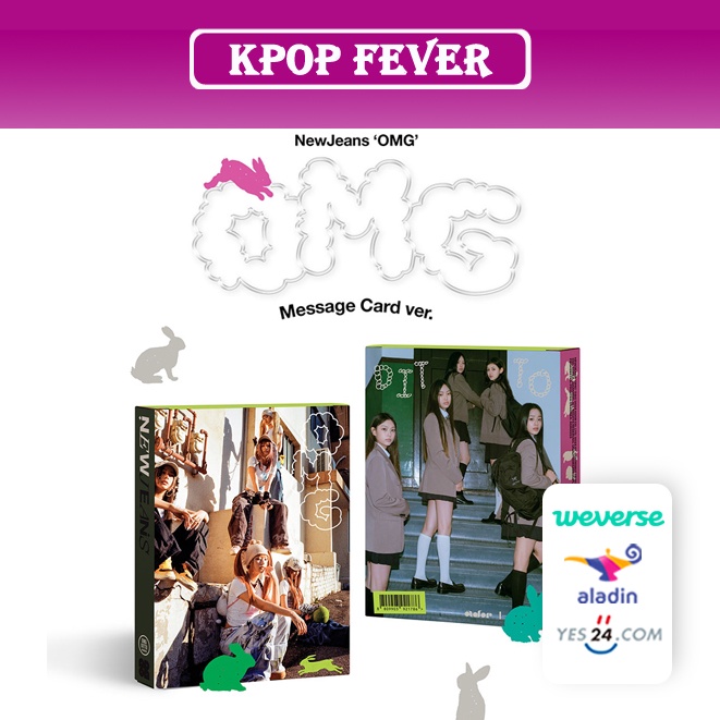 [WEVERSE /YES24 POB] NEWJEANS - OMG [ Message Card ver. ] NEW JEANS WINTER ALBUM CD PHOTOBOOK ...