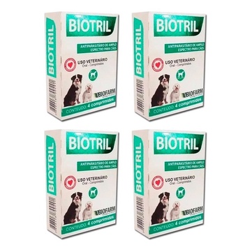 4 Caixas Biotril - 16 Comprimidos - Biofarm | Shopee Brasil