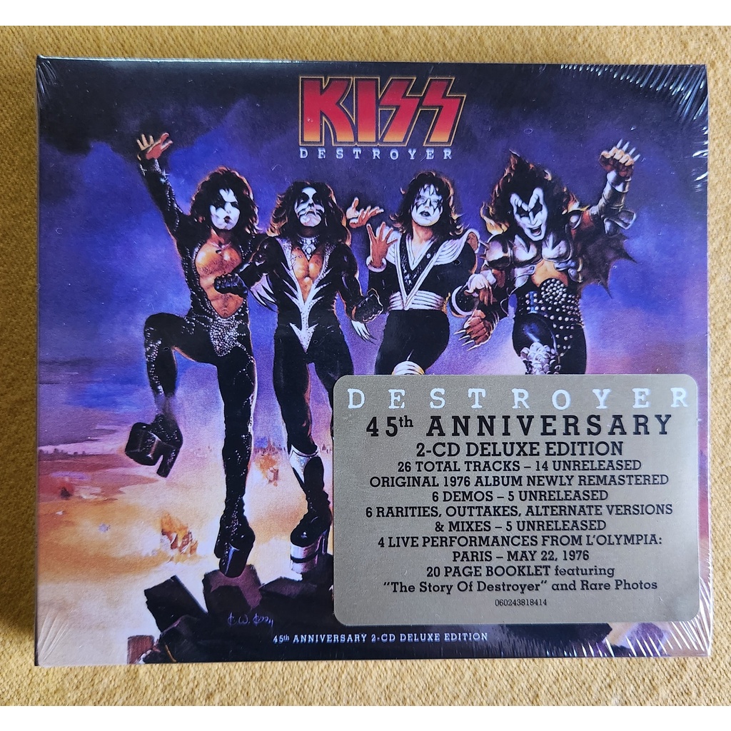 Cd Kiss - Destroyer - 45 th Deluxe - (Lacrado) | Shopee Brasil