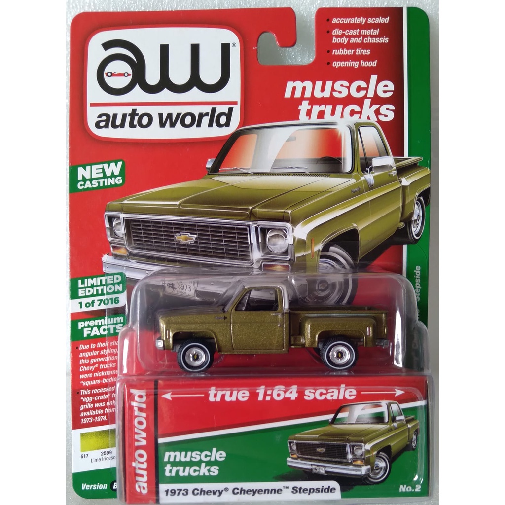 Auto World pickup 1973 Chevy Cheyenne Stepside Muscle Trucks | Shopee ...