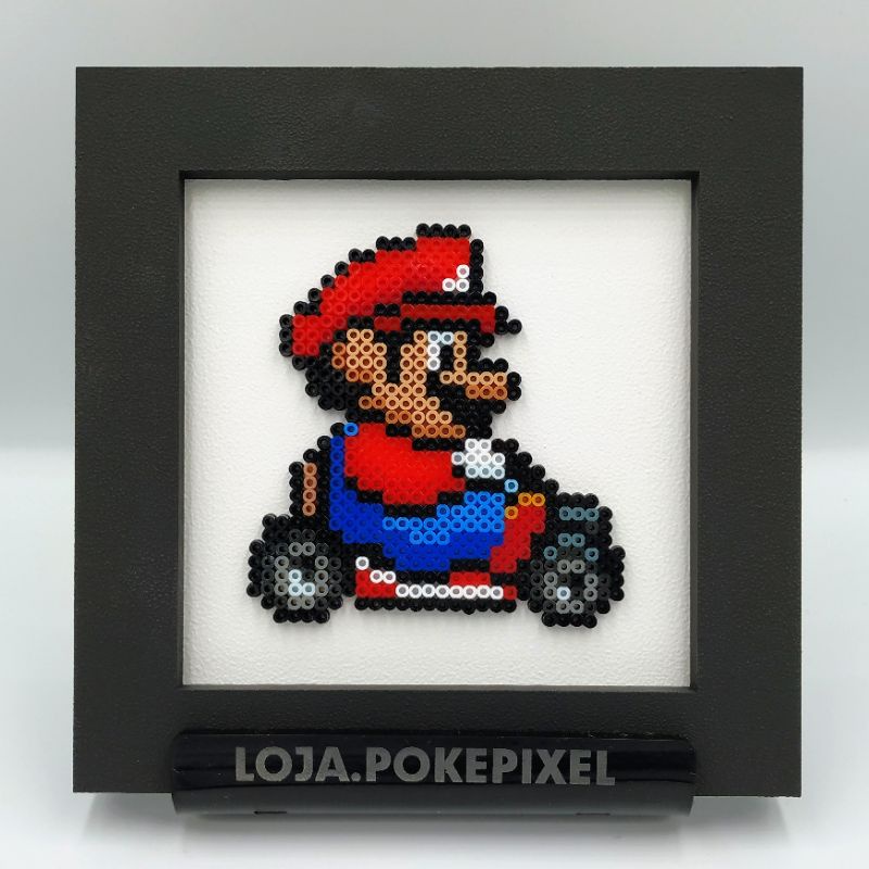 Quadro Decorativo - Super Mario / Super Mario Kart / Pixel Art | Shopee ...