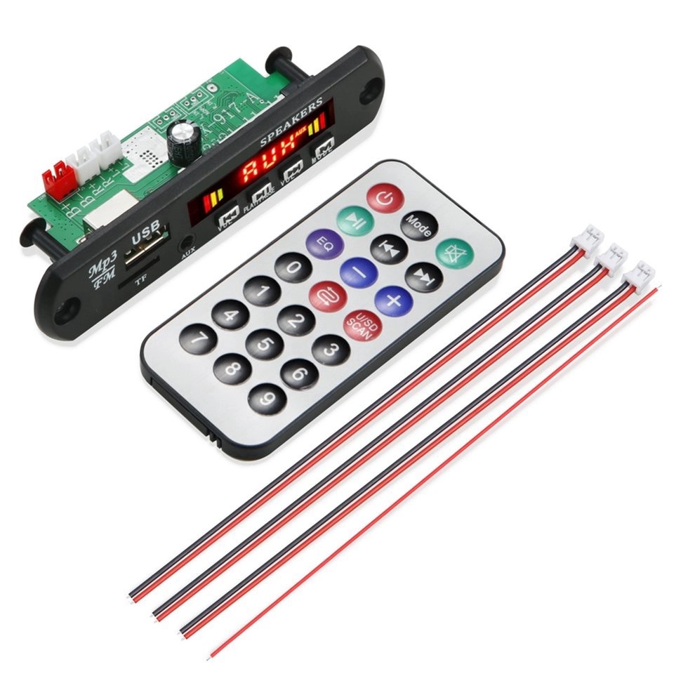 Placa Decodificadora Bluetooth Usb Mp3 Fm Para Caixa Ativa | Shopee Brasil