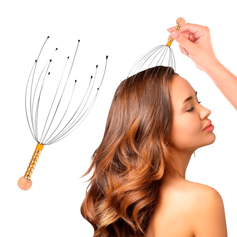 Massageador De Cabeça Anti Estresse Para Relaxar Shopee Brasil