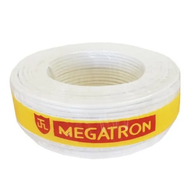 50 METROS CABO COAXIAL RG 59 75 OHMS 67% MALHA ANATEL MEGATRON | Shopee ...
