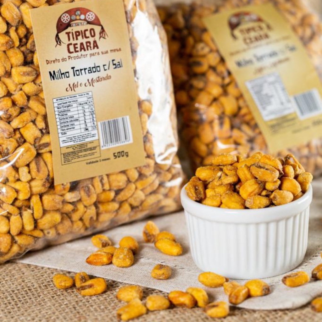 Milho Crocante com Mostarda e Mel - Premium - Típico Ceará | Shopee Brasil