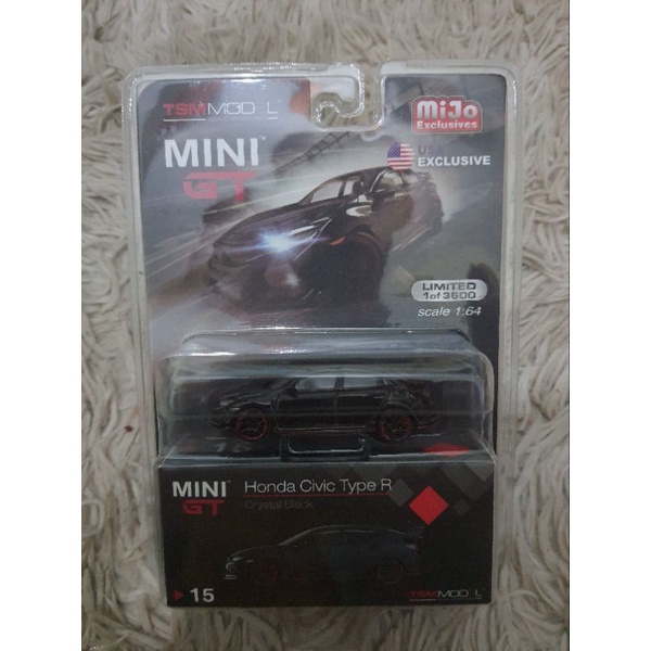 Mini GT Honda Civic Type-R Preto | Shopee Brasil