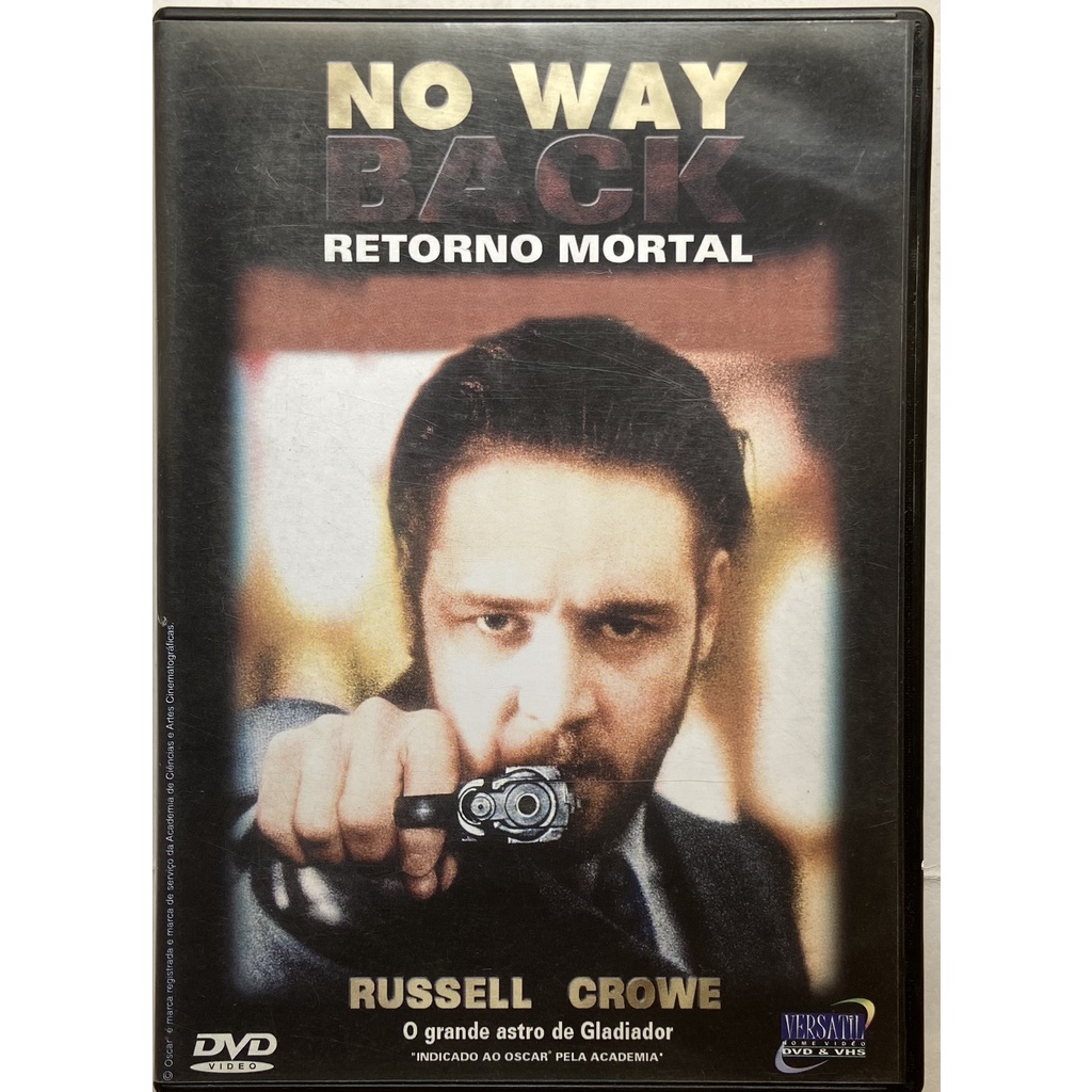 DVD No Way Back Retorno Mortal Russell Crowe Original Usado | Shopee Brasil