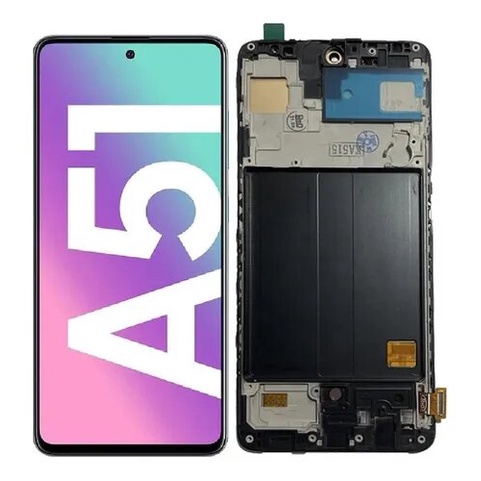 Tela Frontal Display Lcd Touch Galaxy A51 A515 Oled Com Aro | Shopee Brasil