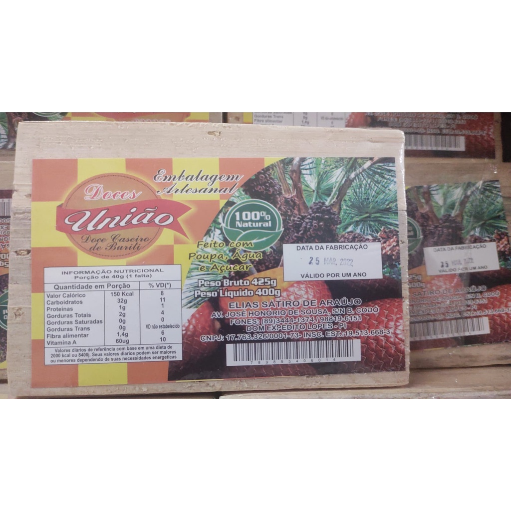 Doce De Buriti 400g | Shopee Brasil