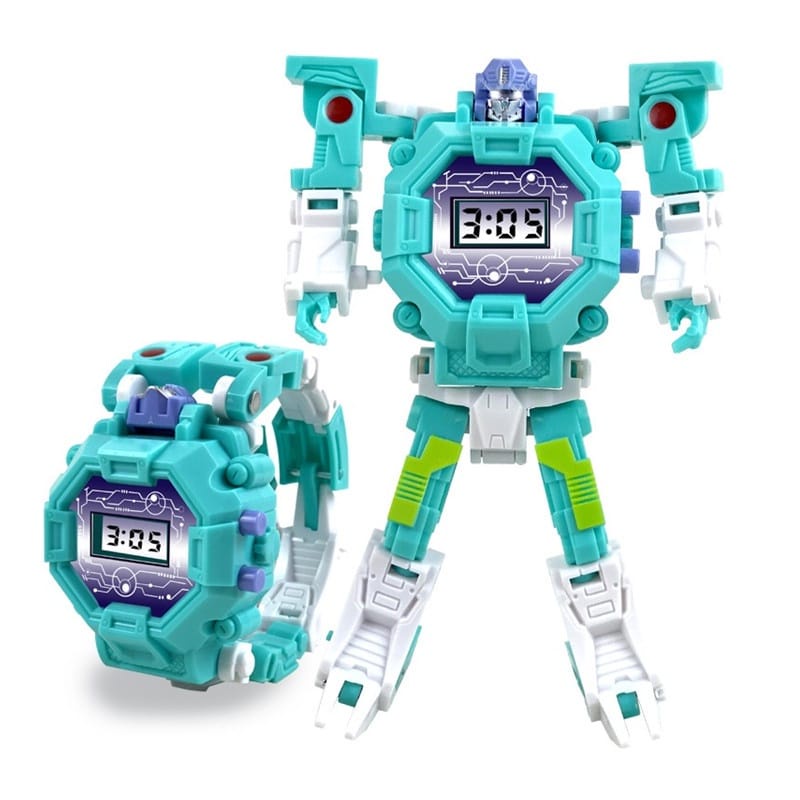 Robô Watch Vira Relógio Transformes Brinquedo 2 em 1 Radical | Shopee ...