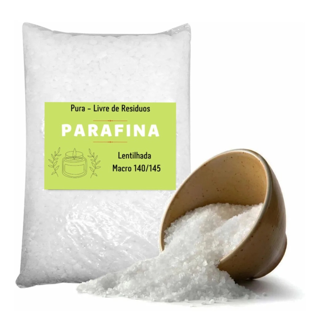 Parafina Lentilhada Pura 140/145 pra Velas Artesanais 2kg 1kg | Shopee ...