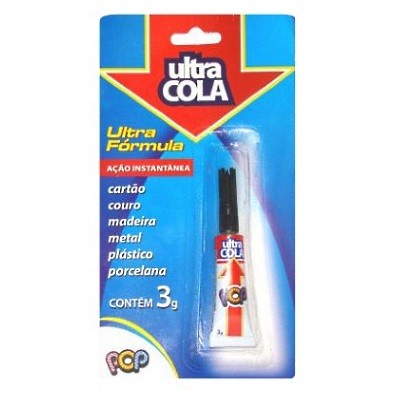 Kit 04 SUPER Cola Instantânea Ultra Cola 3g oferta | Shopee Brasil