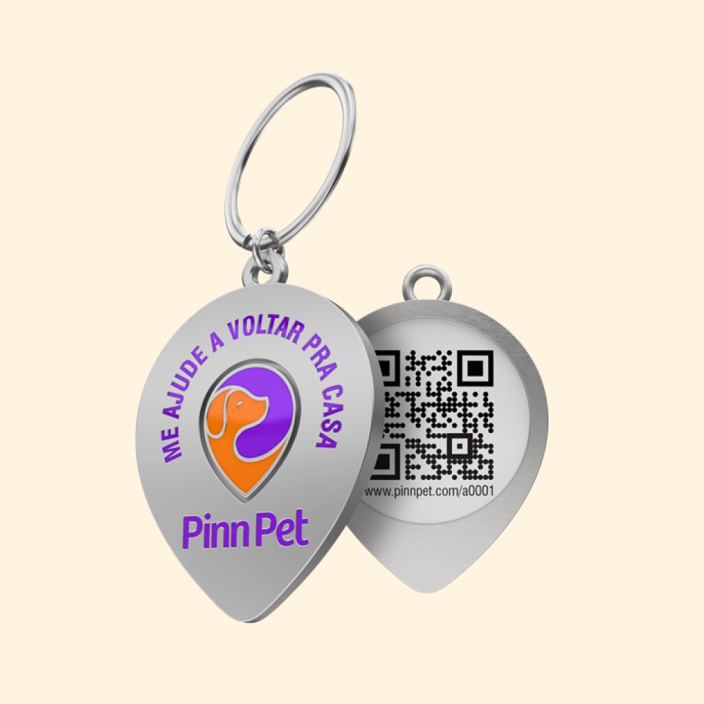 Pinn Pet - Plaquinha de Identificação Pet com QR-Code - Pingente Pet ... Pinn Pet - Plaquinha de Identificação Pet com QR-Code - Pingente Pet ...