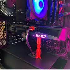 Suporte vertical para qualquer tipo de GPU. | Shopee Brasil