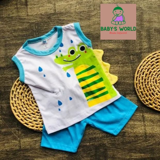 Conjunto Jacaré Bebe | Shopee Brasil