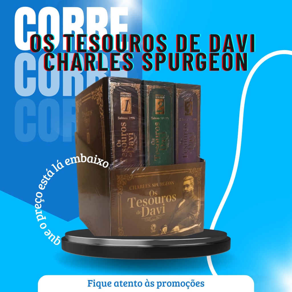 Os Tesouros de Davi - charles spurgeon. | Shopee Brasil